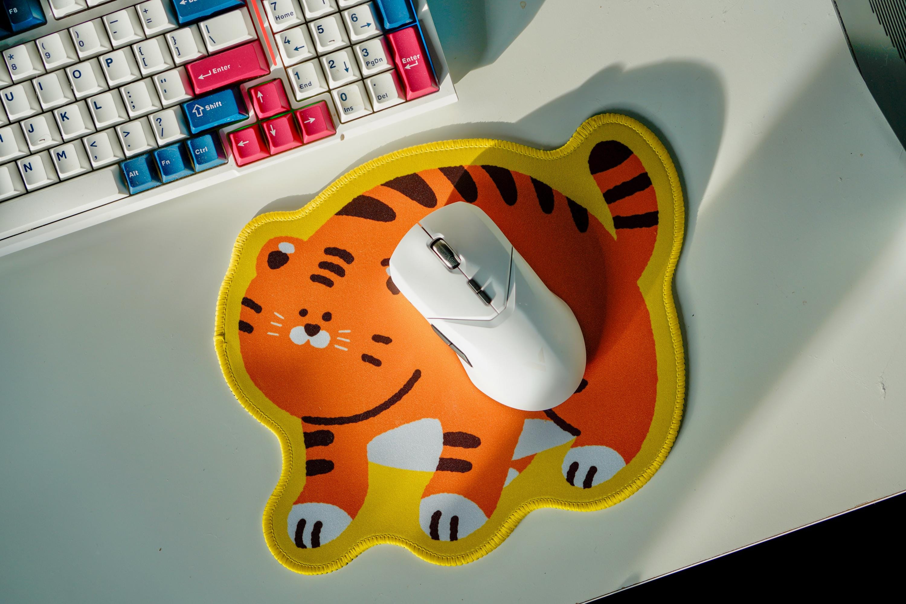 Chubby Tiger Mouse Pad, Cute Animal Mouse Pad, Desk Accessory ...