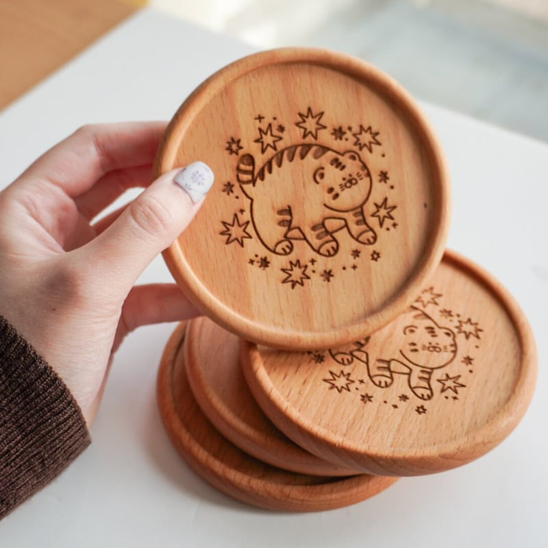 Wood Cup Pads - Etsy
