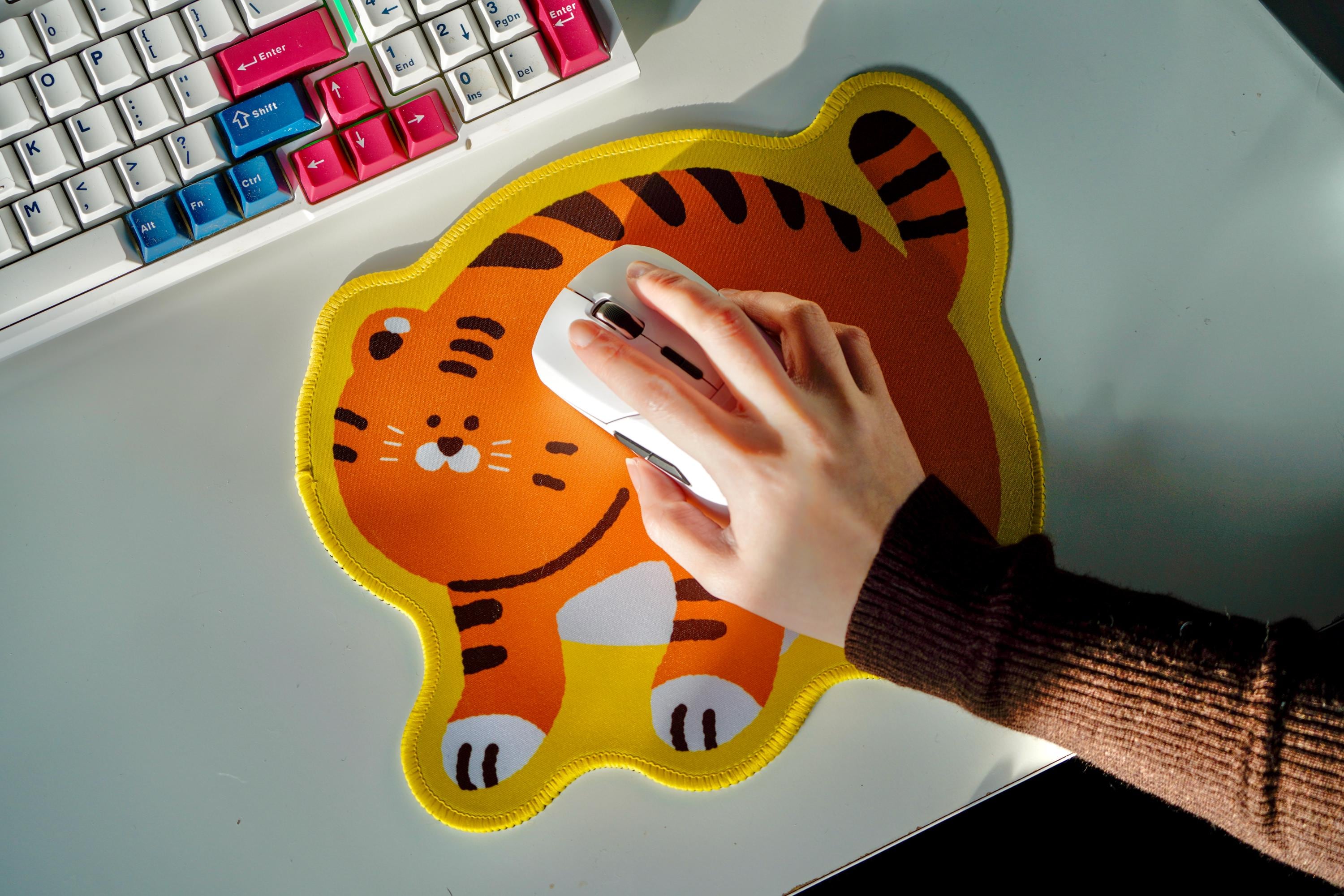 Chubby Tiger Mouse Pad, Cute Animal Mouse Pad, Desk Accessory ...