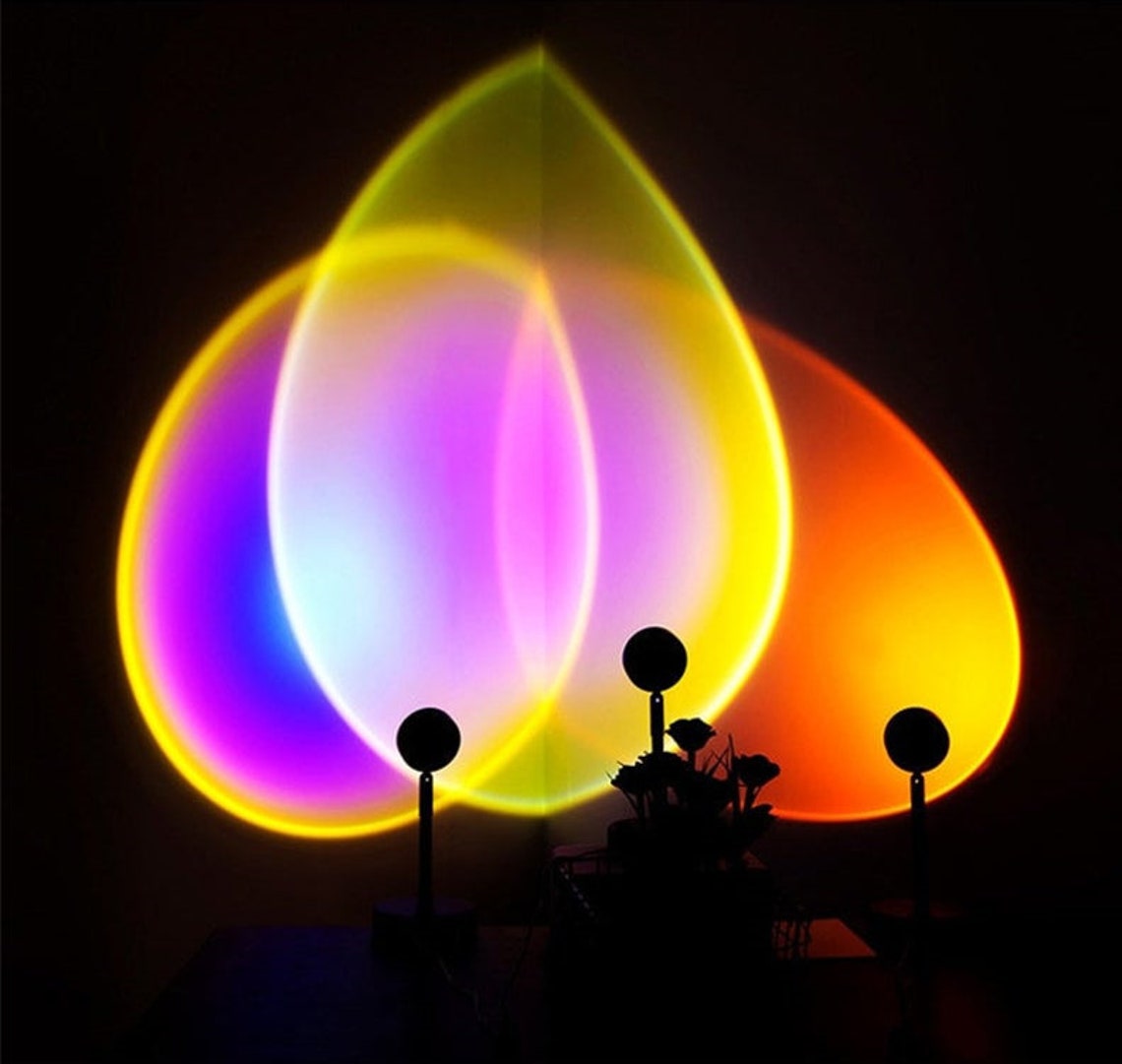 Sunset LED Projector Lamp USB Table lamp Sun never sets | Etsy