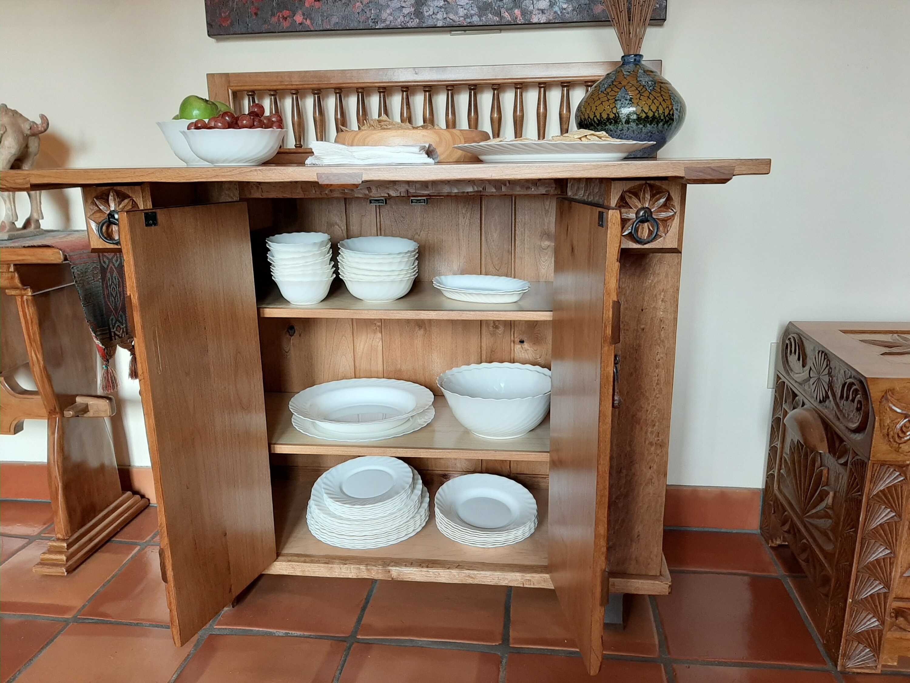 Spanish Colonial Drop-leaf Buffet - Etsy