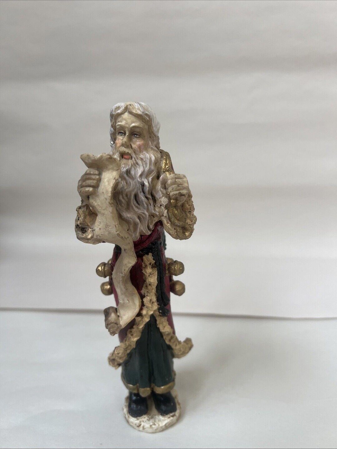 Vintage Eluceo Old World Santa Hand Painted Detailed in Motion With ...