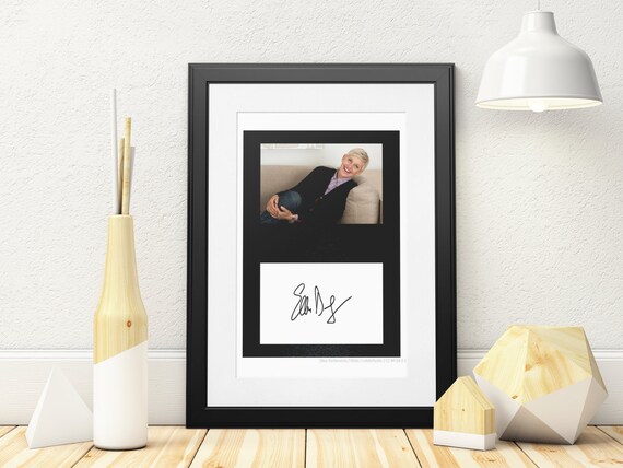 Ellen Degeneres Autograph Reprint & Photo 20x30 A4 Autogramm | Etsy