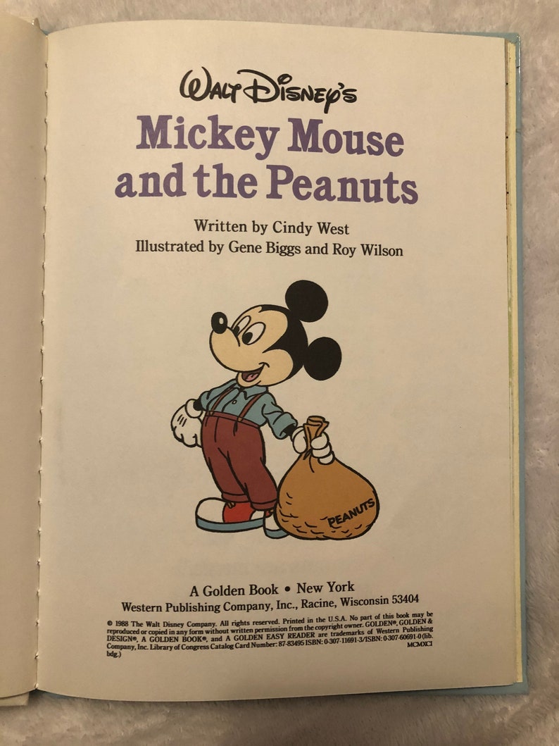 1980s Disneys Mickey Mouse Easy reader books | Etsy