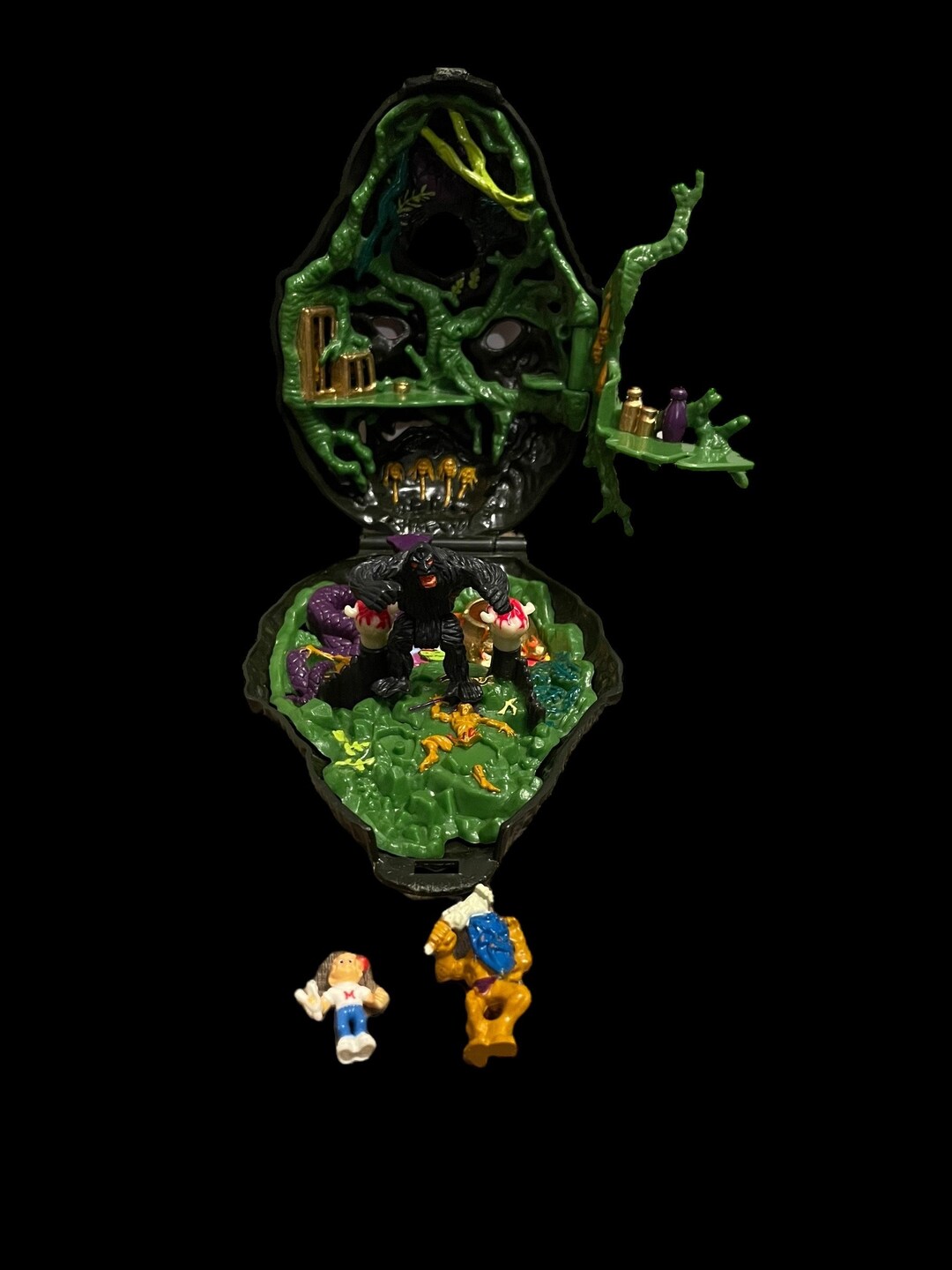 Vintage 1993 Mighty Max Tangles With the Ape King Doom Zones, Complete ...