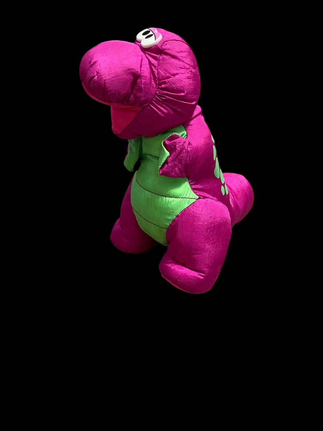 Vintage 1992 Fisher Price Puffalump Dino Roars Purple T-rex Dinosaur ...