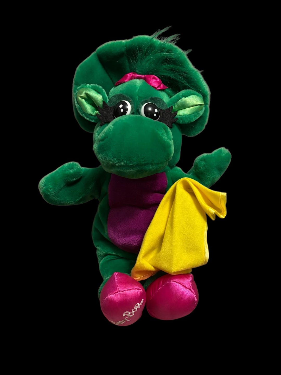 Vintage 1992 Barney Baby Bop Puppet With Yellow Blanket, 16 - Etsy
