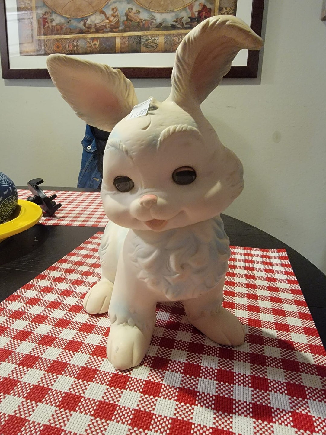 Edward Mobley Large Rubber Squeak Toy With Sleeper Eyes-vintage 60's - Etsy