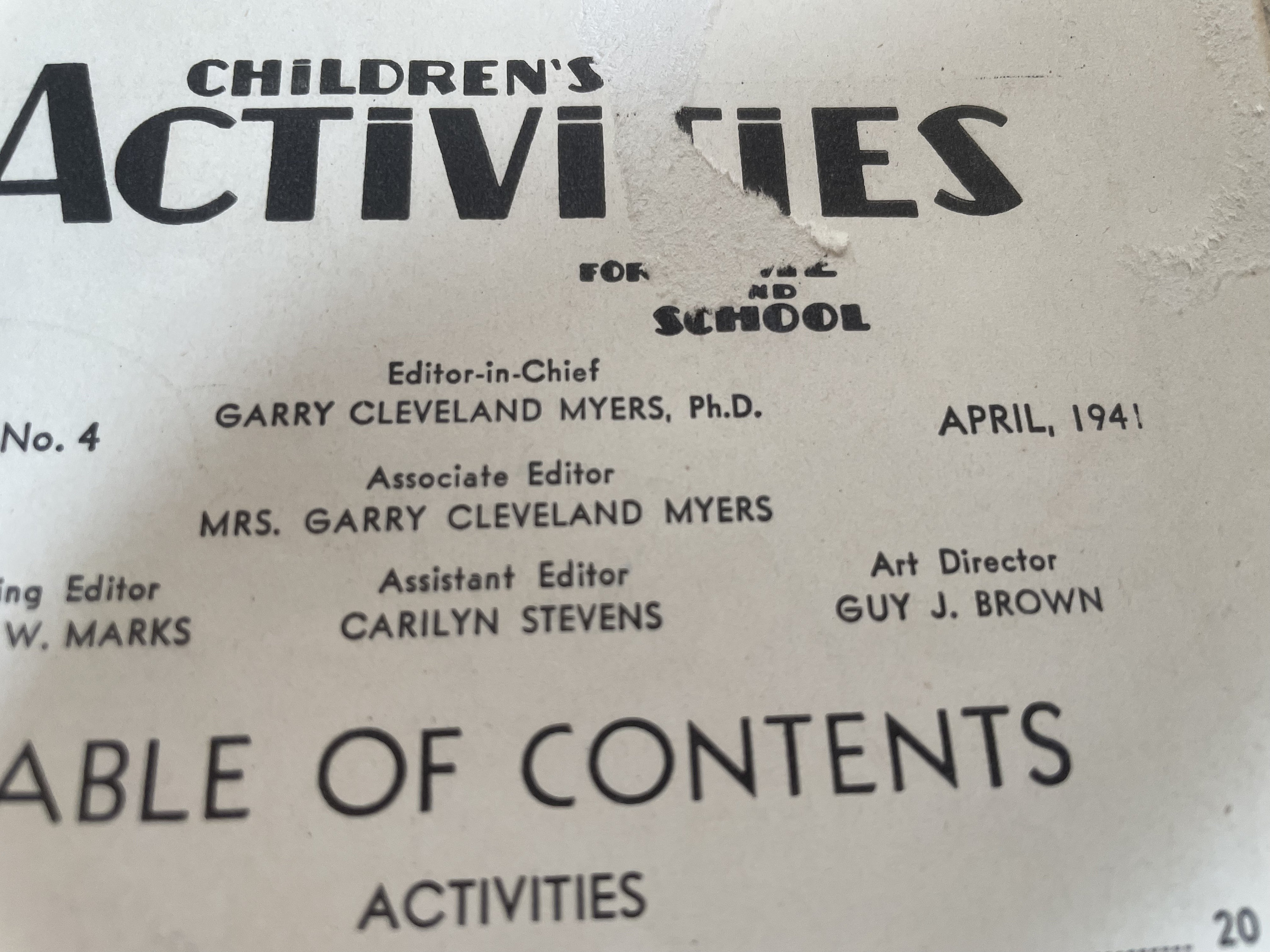 1940s Children's Activities Magazines (2) - Etsy