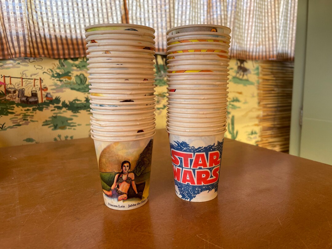 ORIGINAL 1980s Star Wars Return of the Jedi Dixie Cup- 45 Assorted - Etsy