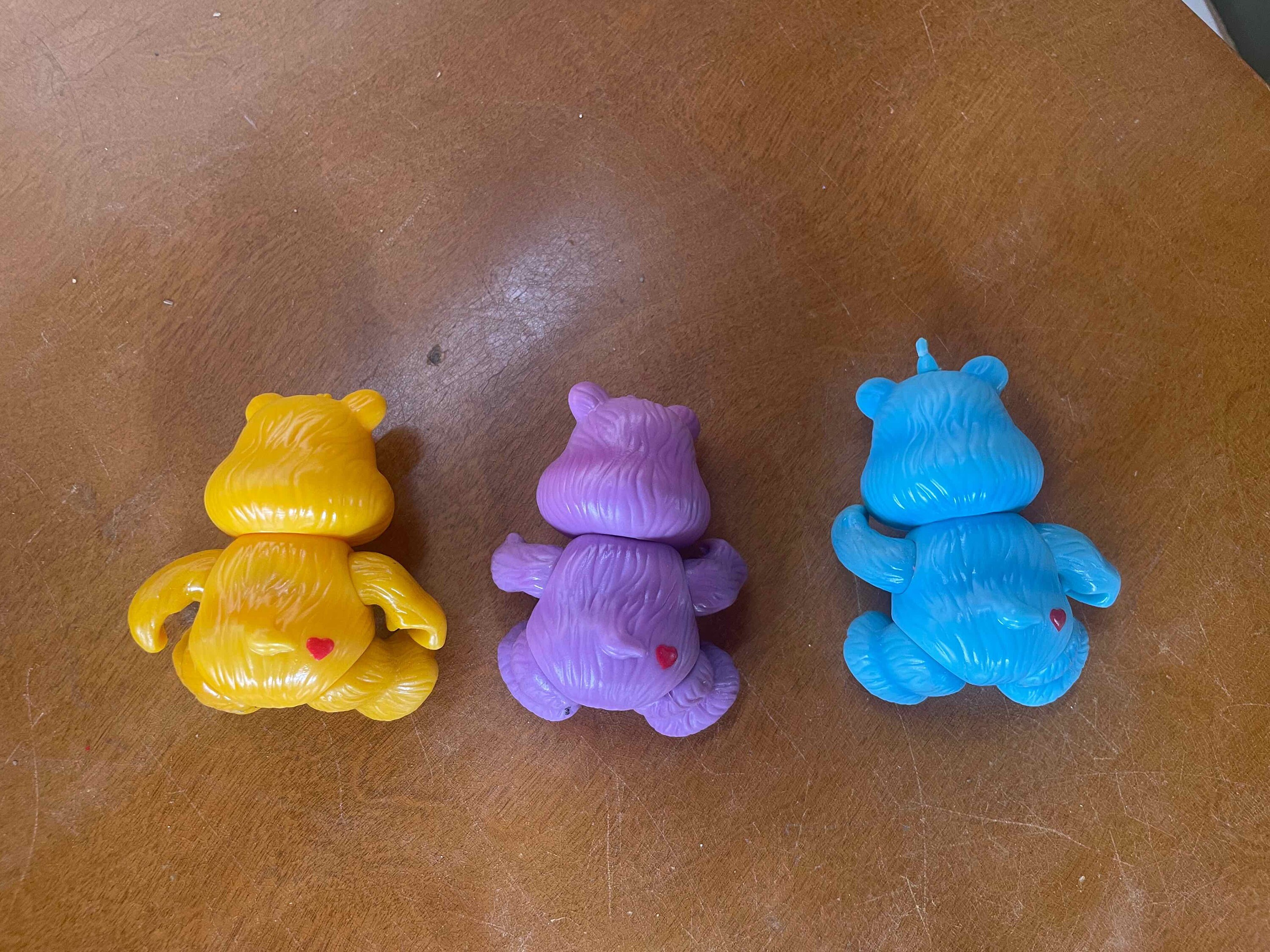Vintage Care Bear Figurines Posable 3 - Etsy