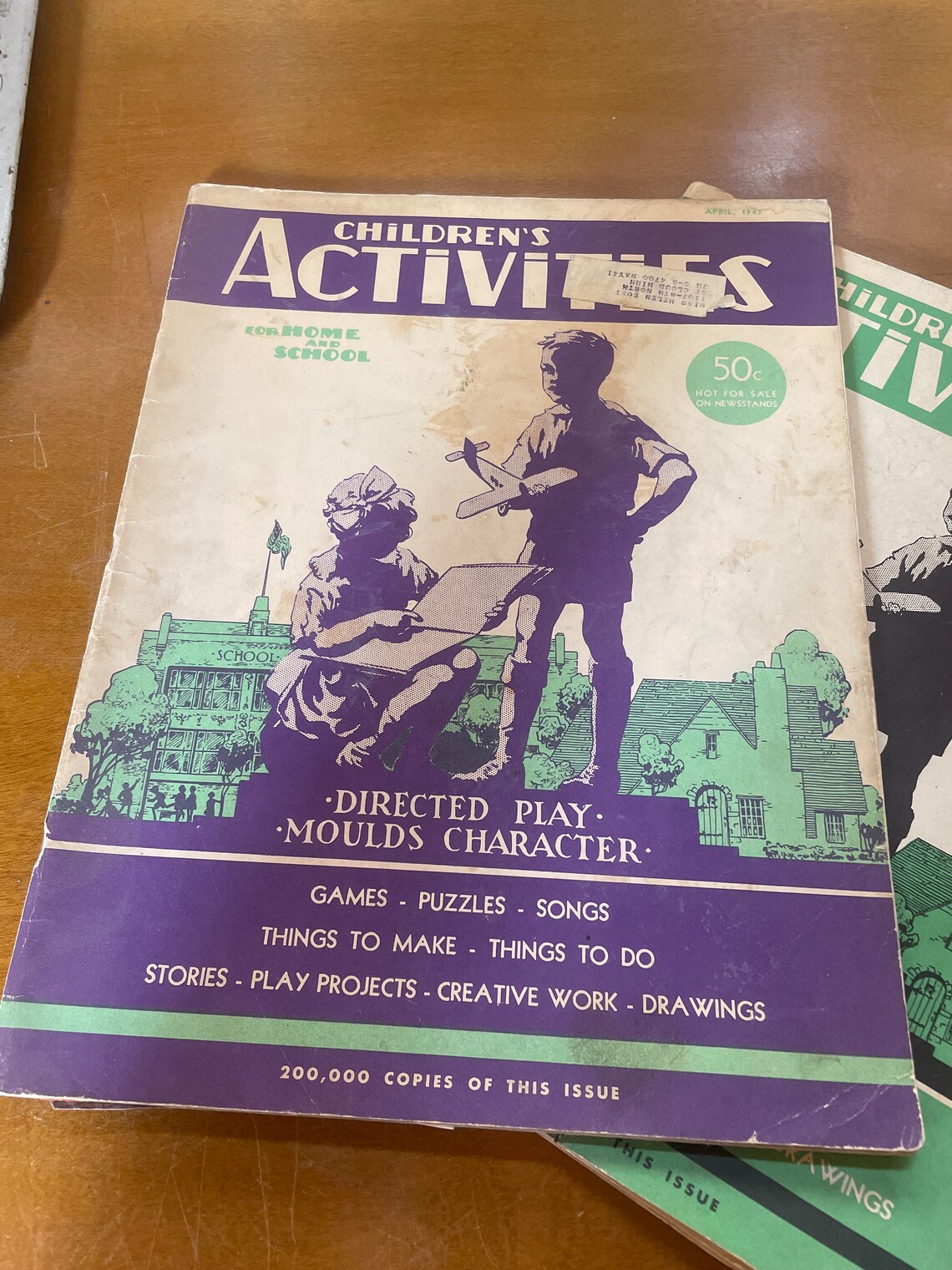 1940s Children's Activities Magazines (2) - Etsy