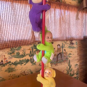Vintage Teletubbies With Clasping Hands- Tinky Winky, Dipsy, and Law ...