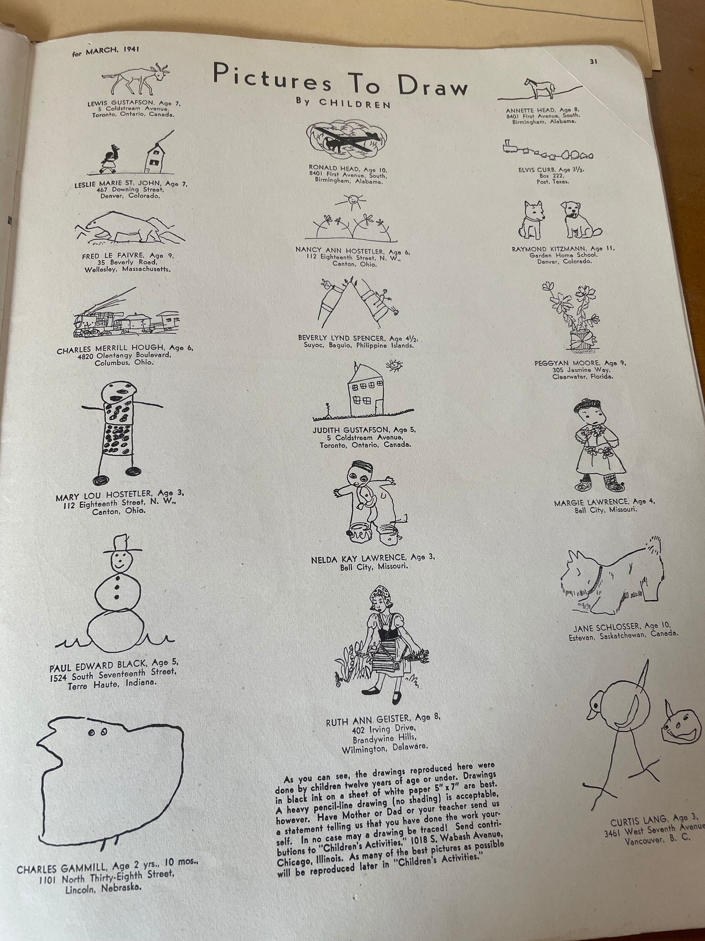 1940s Children's Activities Magazines (2) - Etsy