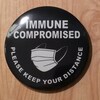 Visually Impaired Pinback Button Pin, Disability Awareness Badge, I'm ...