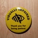 Visually Impaired Pinback Button Pin, Disability Awareness Badge, I'm ...