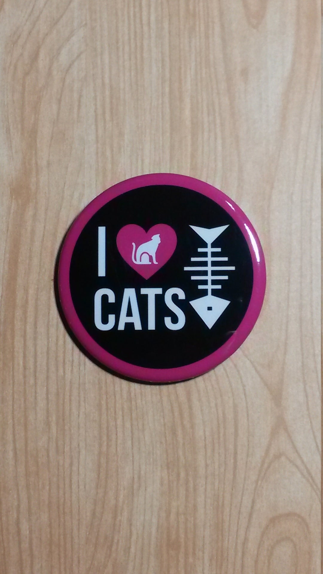I Love Cats, Heart My Cat Pin, Paw Print Pinback Button, Toe Beans ...