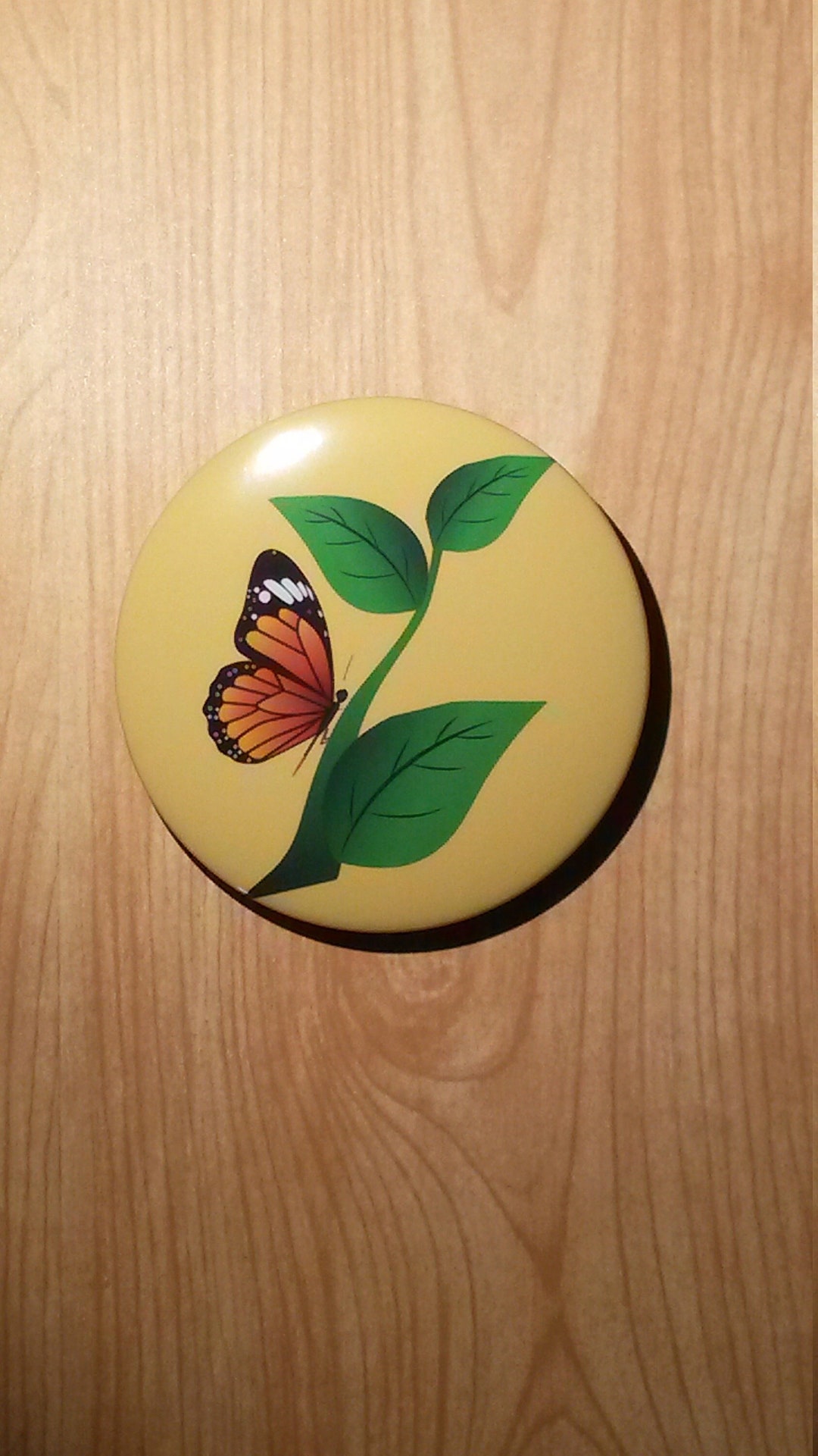 Monarch Butterfly Pinback Button Pin, Nature Badge, Forestcore ...