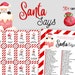 Christmas Printable 'santa Says' Game for Kids Simon - Etsy
