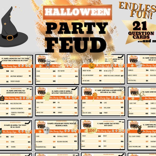 Printable Halloween Party Games Halloween Game Halloween - Etsy