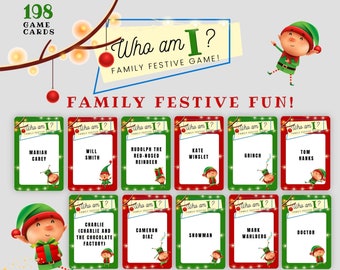 Who Am I Christmas Game - Etsy
