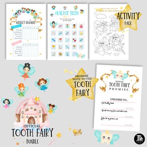 Tooth Fairy Letter Bundle | Tooth Fairy Certificate | Tooth Fairy ...