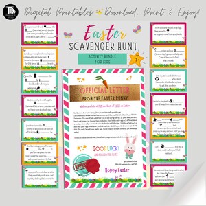 Ultimate Easter Scavenger Hunt Bundle, Kids Easter Scavenger Hunt ...