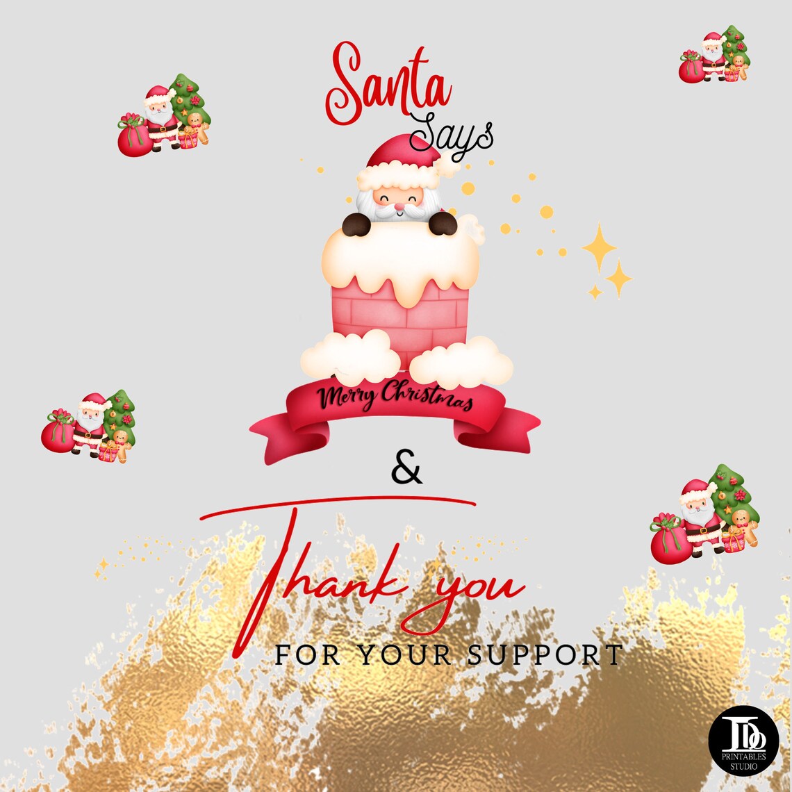 Christmas Printable 'santa Says' Game for Kids Simon - Etsy