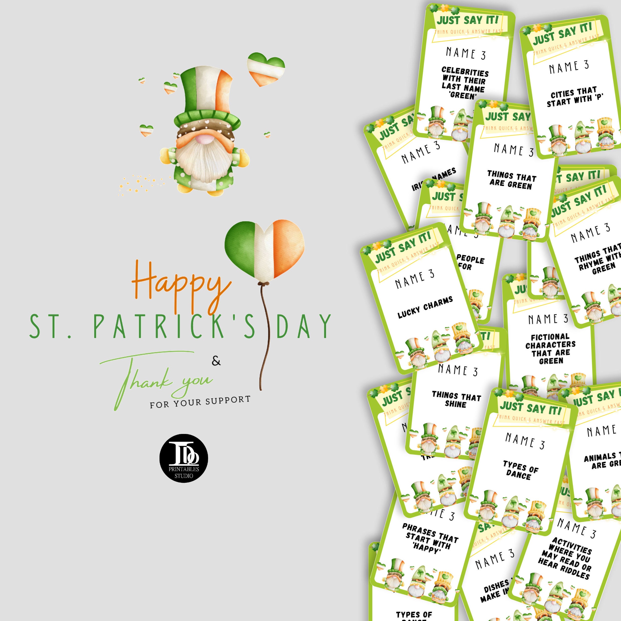 St Patrick's Day Family Friendly Game | A Funny St Patrick Day Party ...