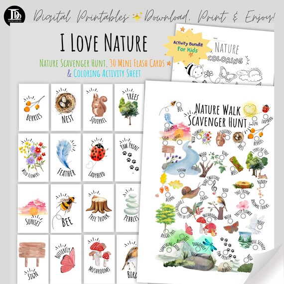 Nature Trail Activity Sheet My Nature Walk: Outdoor Science Activity