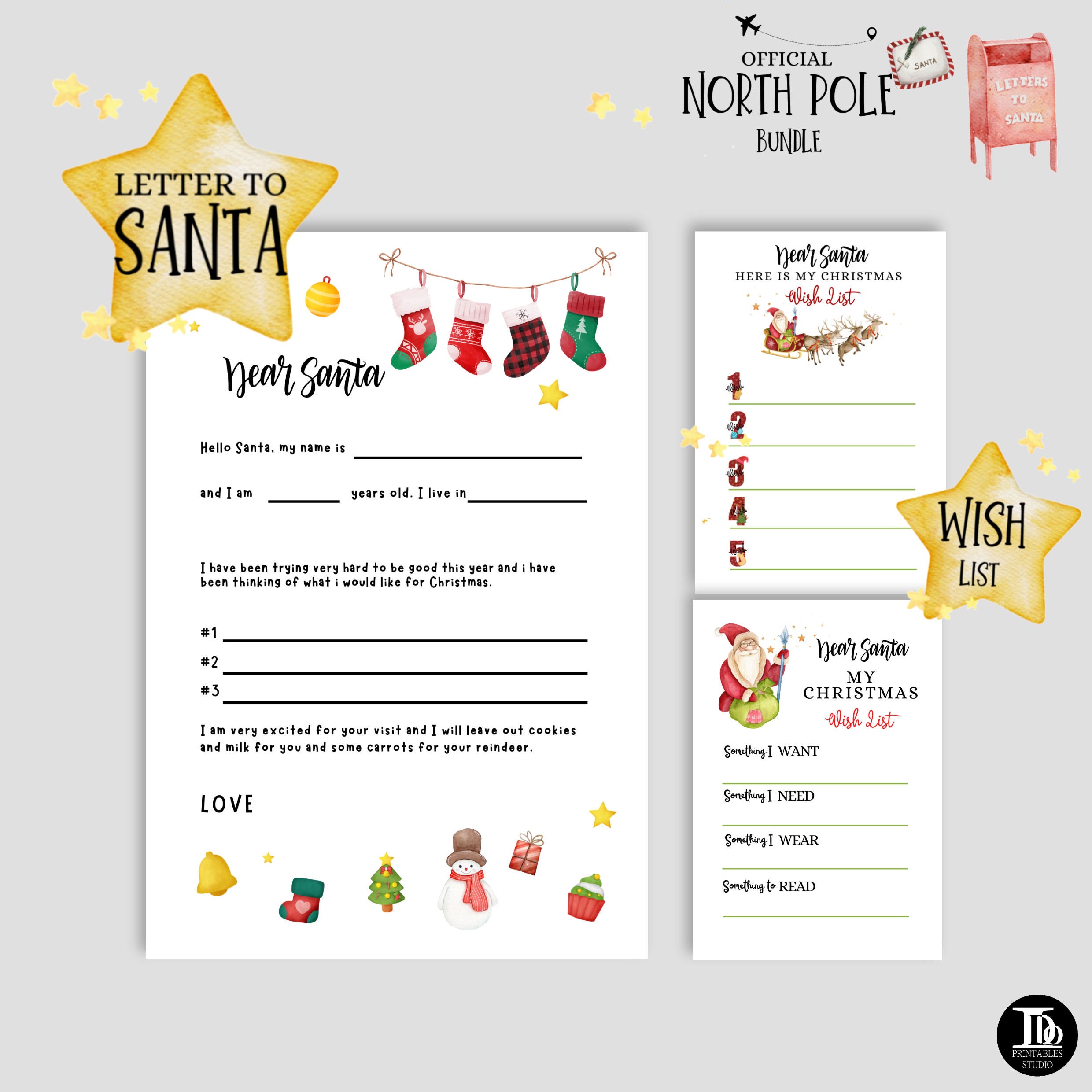 Santa Warning Letters Bad Behaviour Warning Christmas - Etsy