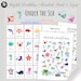 Under the Sea Scavenger Hunt Bundle Kids Day Out Aquarium Scavenger ...