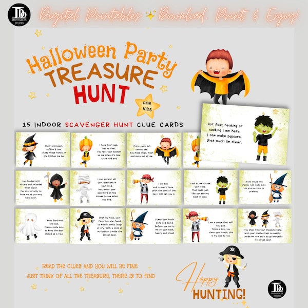 Haunted House Scavenger Hunt - Etsy