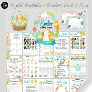 Easter Games Bundle | Family Trivia | Kids Games | Scavenger Hunt ...