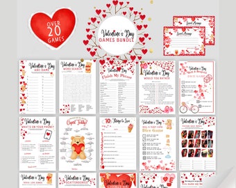 Printable Valentine's Day Game MAD LIBS Party Game and - Etsy