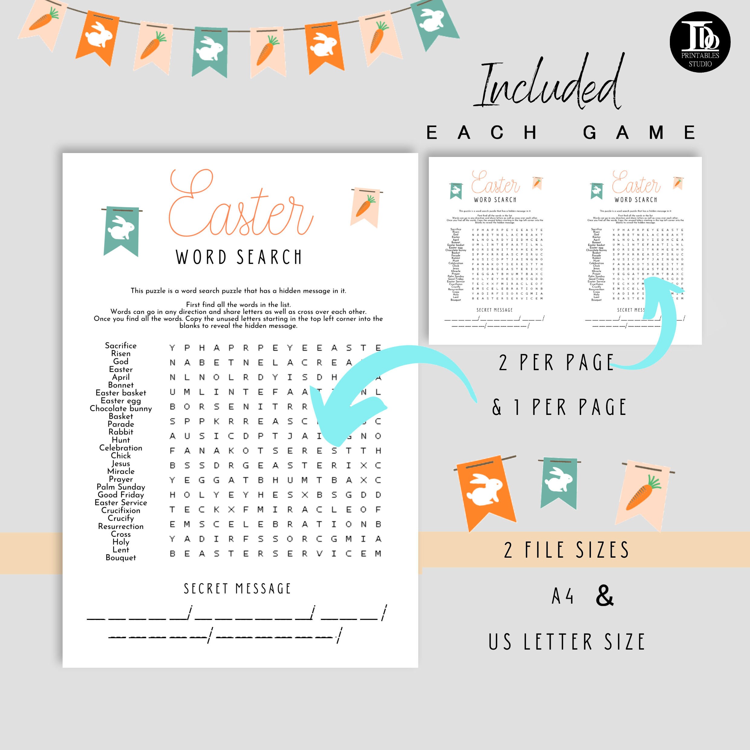 Printable Easter Games Bundle Family Easter Games Easter Party ...