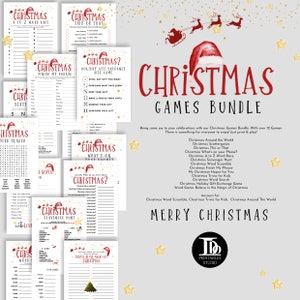 Christmas Game Bundle | Family Christmas Games | Christmas Trivia Pub ...