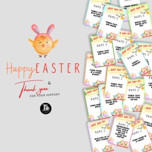Funny Easter Group Party Activity | Printable Easter Family Friendly ...