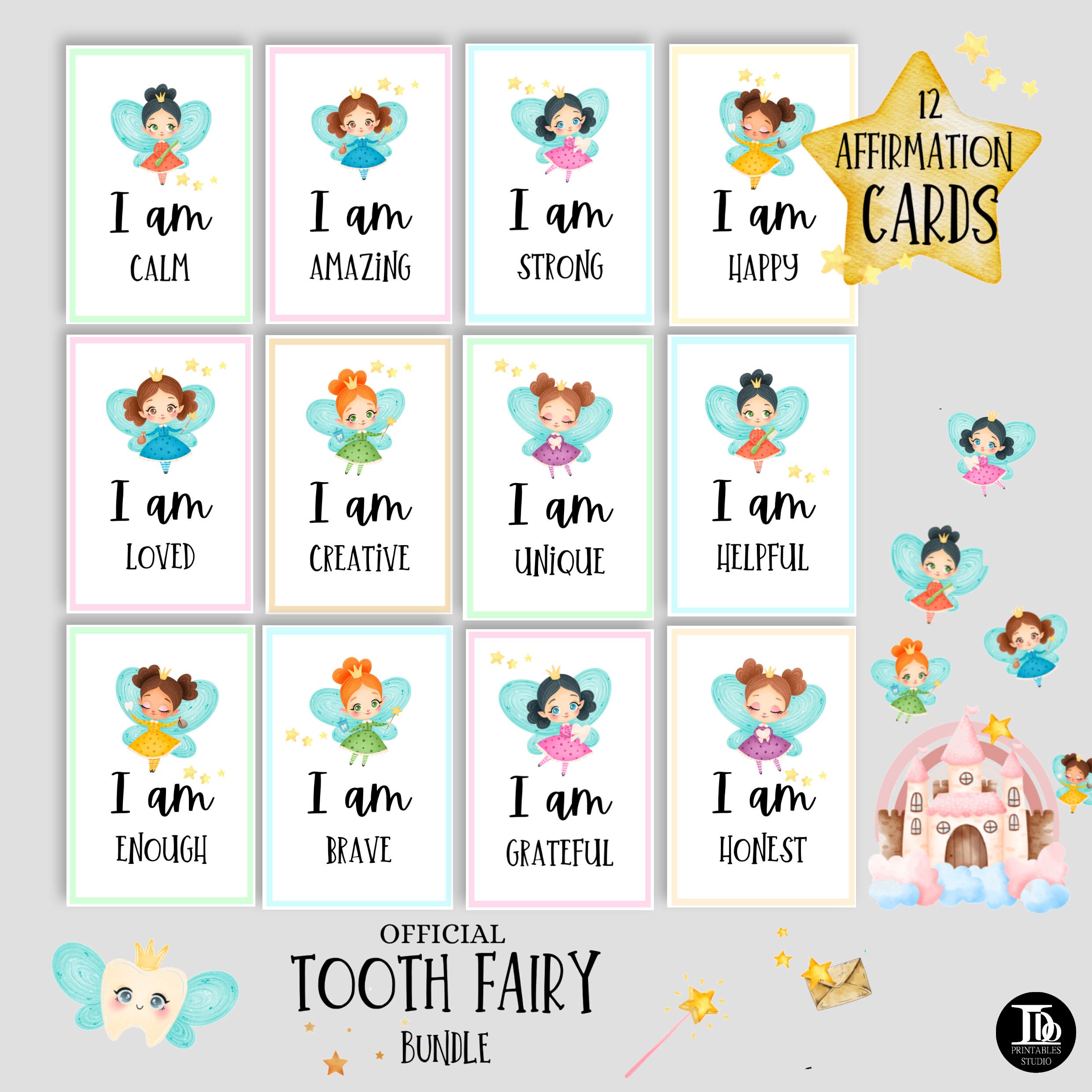 Tooth Fairy Letter Bundle Tooth Fairy Certificate Tooth - Etsy