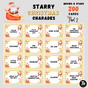 Christmas Charades Game Bundle | Family Christmas Games | Christmas ...