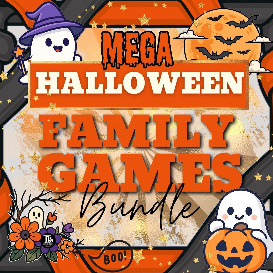 Mega Halloween Party Games Bundle | Family Friendly Games Night ...