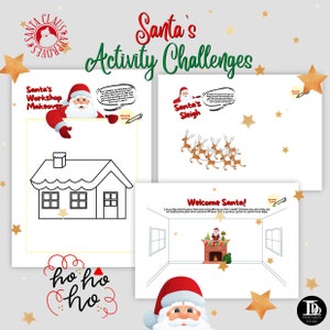 Santa's Activity Bundle | Printable Christmas Activity Bundle for Kids ...