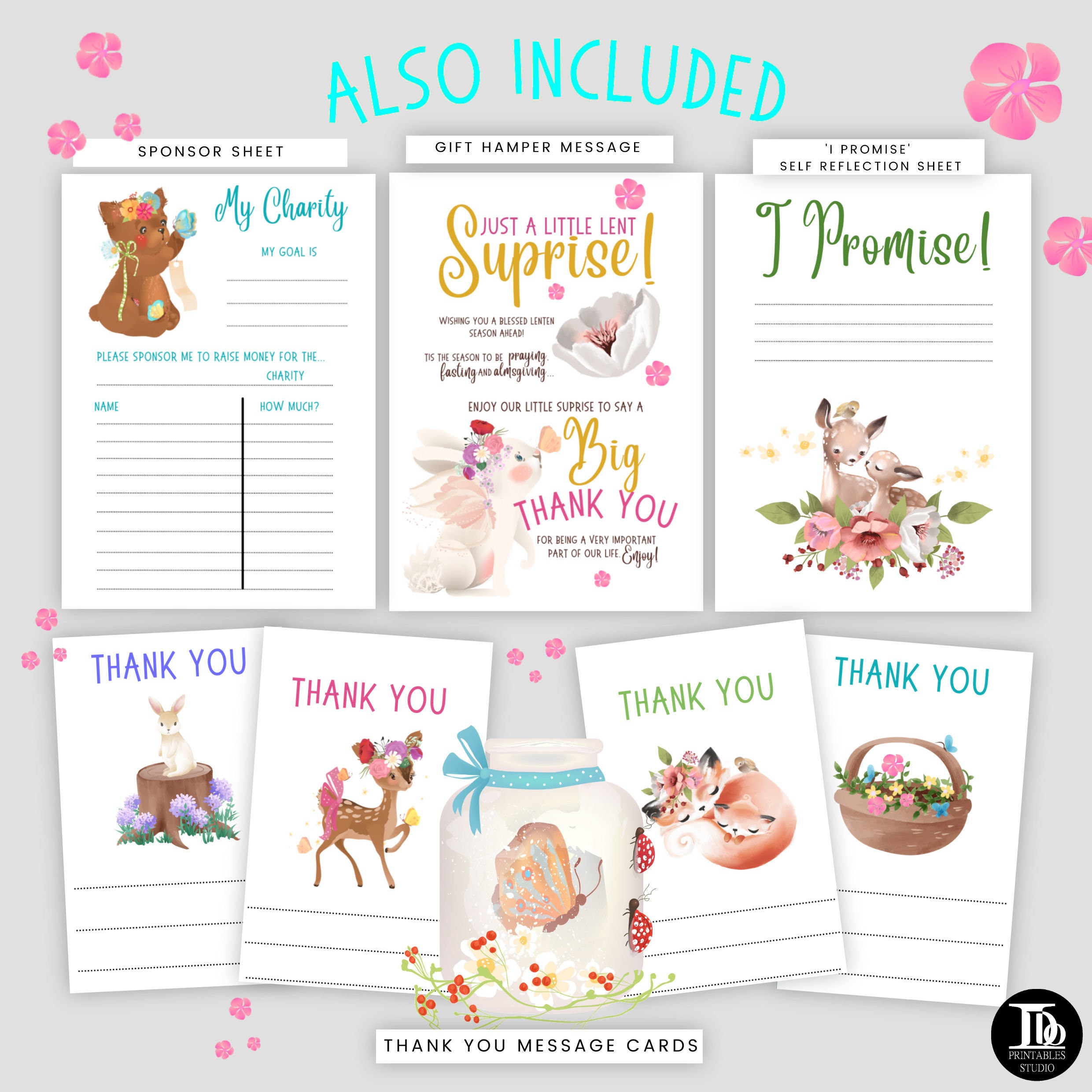 Printable 40 Lent Activity Cards | Lenten Activity for Children ...