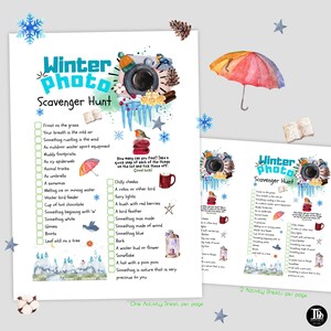 Big Festive Scavenger Hunt Bundle for Kids | Holiday Games | Treasure ...