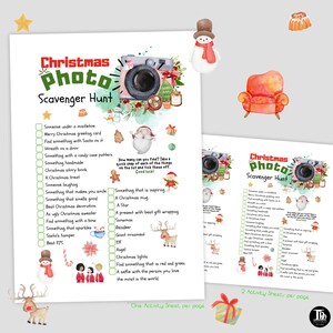 Big Festive Scavenger Hunt Bundle for Kids | Holiday Games | Treasure ...