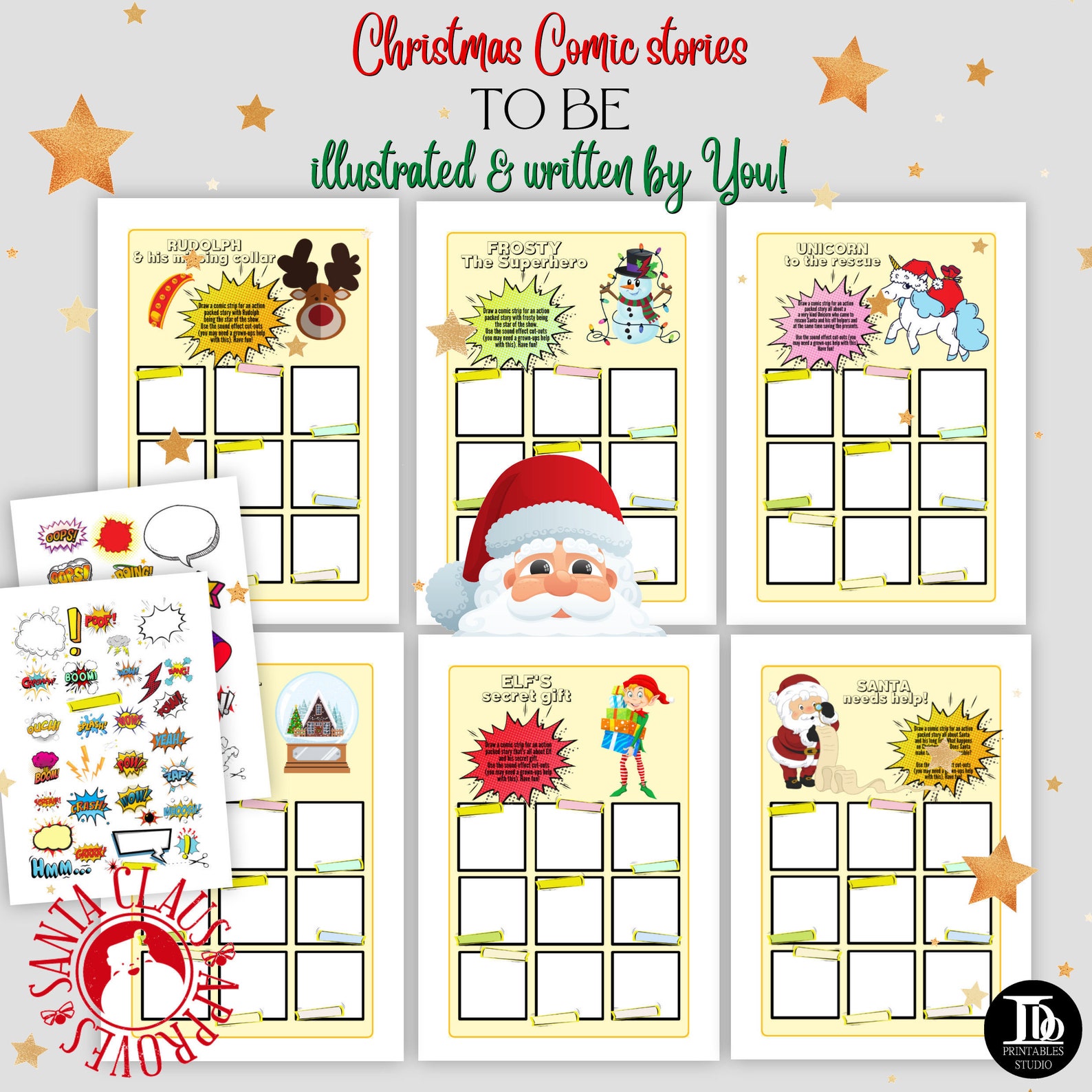 Santa's Activity Bundle Printable Christmas Activity - Etsy
