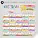 Kid's Trivia Question Cards | Birthday Activity | Class Games | Kids ...