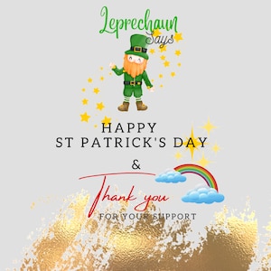 St Patrick's Day Kids Party Activity Cards | Leprechaun Says Game ...