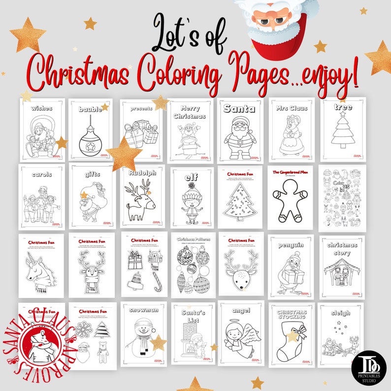 Santa's Activity Bundle Printable Christmas Activity - Etsy