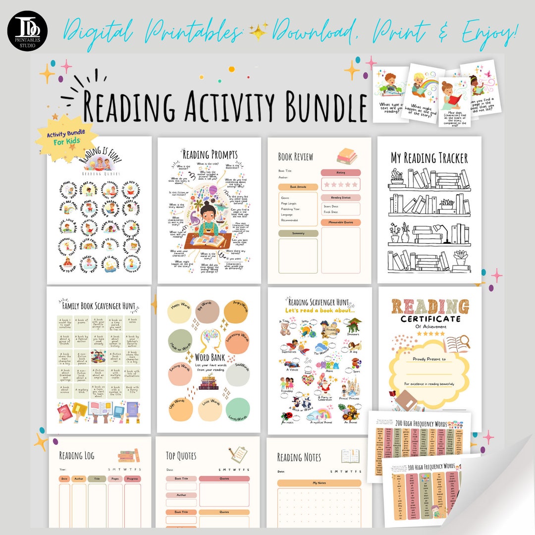 Reading Activities for Kids | Summer Reading Diary for Children ...